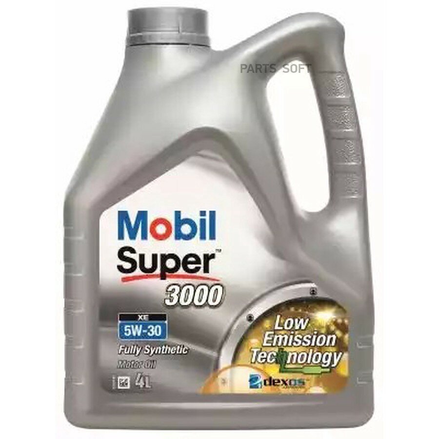 Масло моторное SUPER 3000 XE 5W30 4L от официального дистрибьютора, MOBIL, артикул 151453