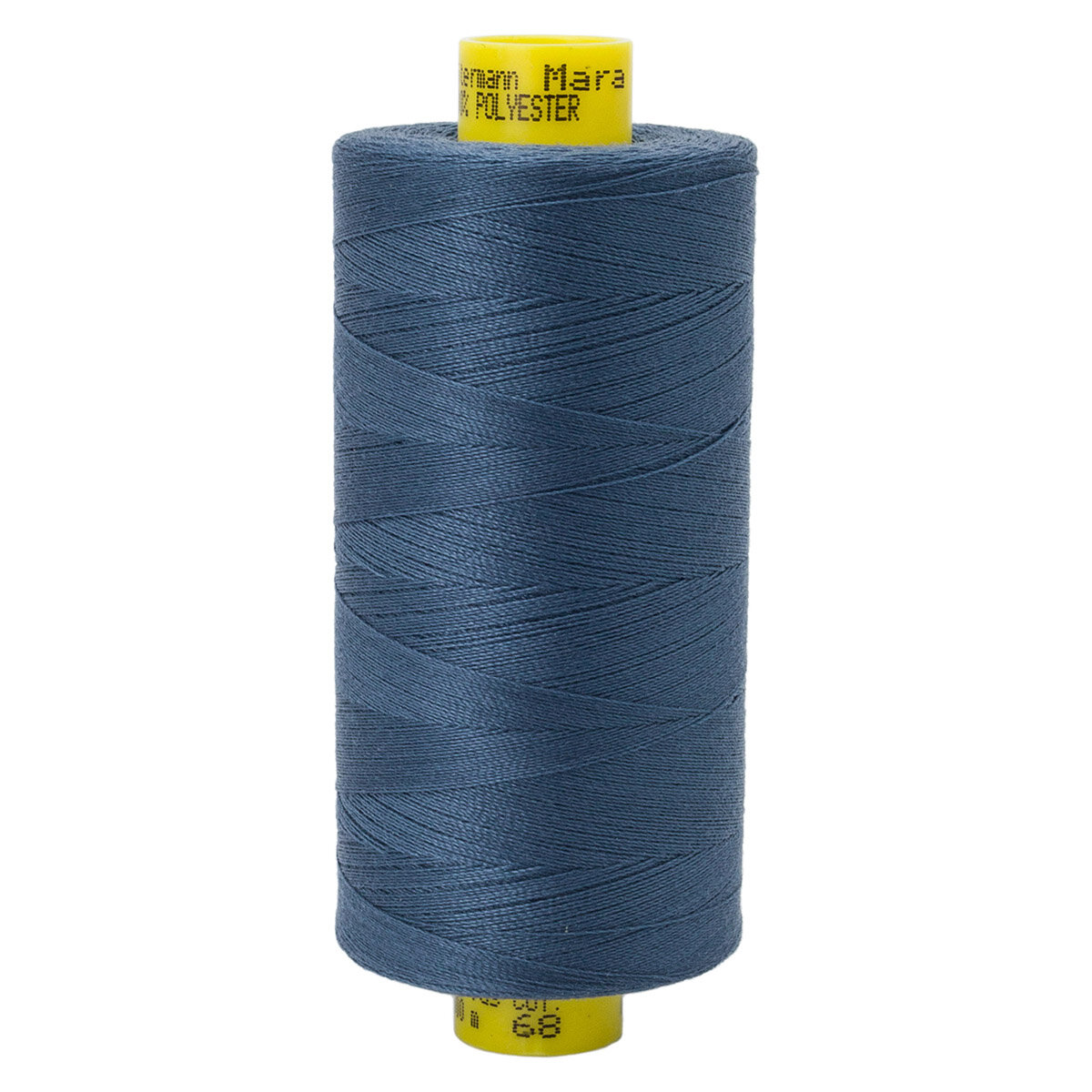 Нитки Mara 120/1000 м универсальные, 100% полиэстер Gutermann 700207 (068 серо-синий), 10 шт