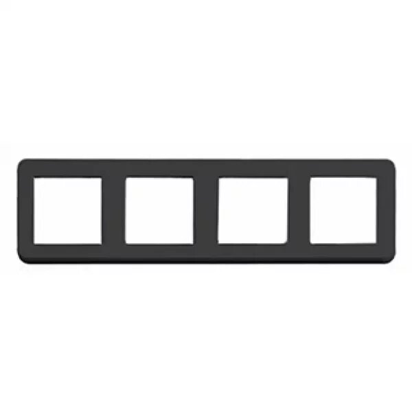Рамка Arlight Рамка пластиковая FRM-VERSA-PL-4-BK (Arlight, -)