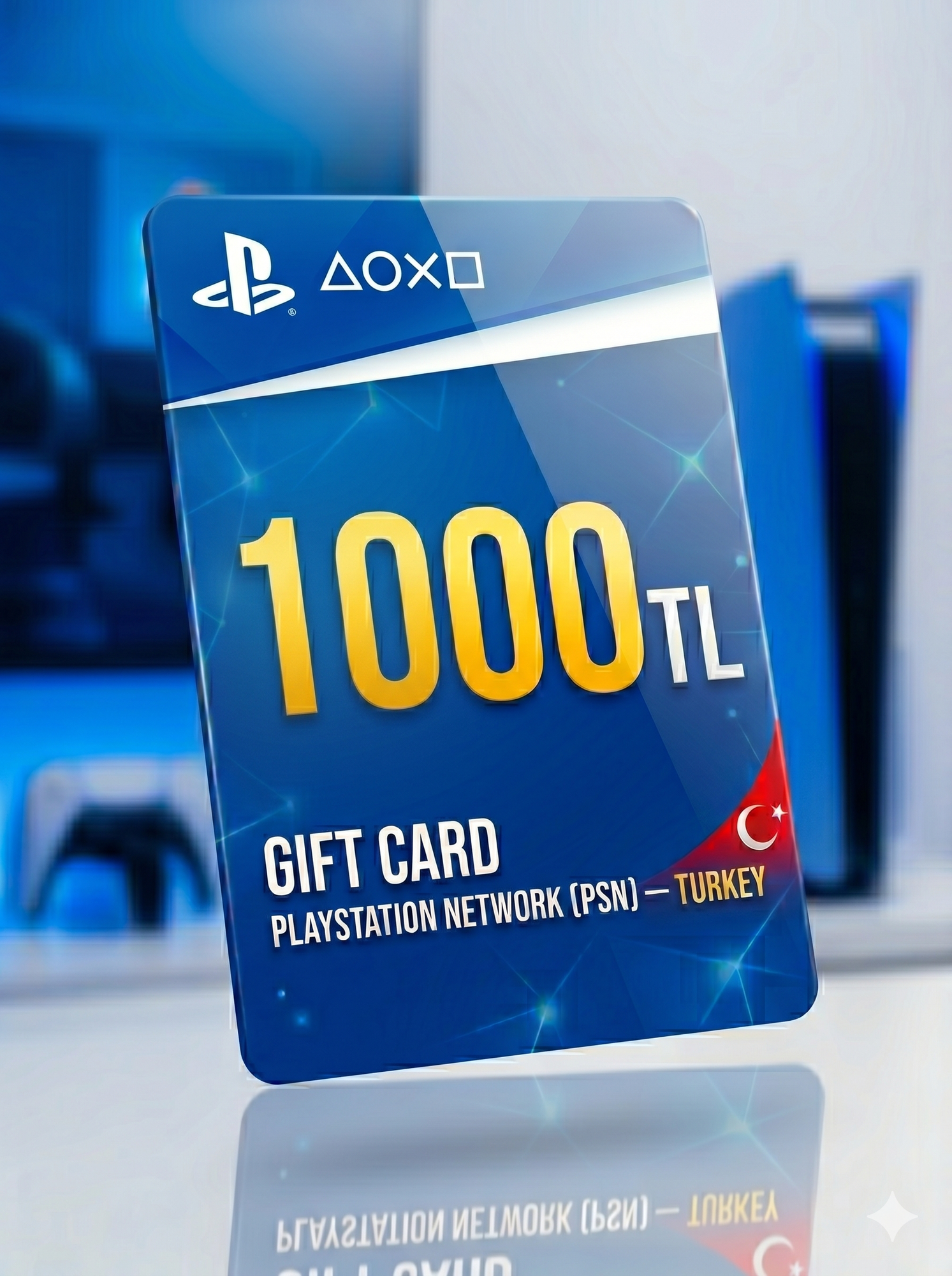 Подарочная карта PlayStation Network (PSN) Турция — 1000 TL (Лир) / Карта оплаты PS4 и PS5