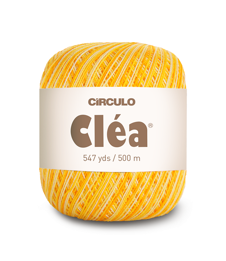 Пряжа CiRCULO CLEA 500, 100 % мерсеризованный бразильский хлопок, 76гр, 500 м, цвет 9368