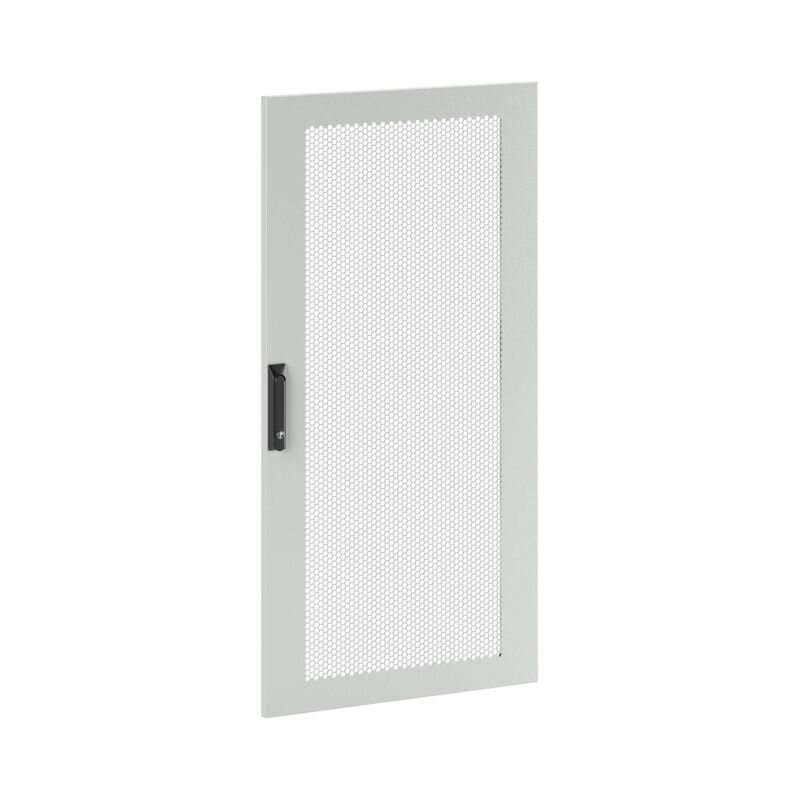 Дверь одностворчатая для IT-CQE 1200х600 перфорир. RAL7035 DKC RGITCPMS1260