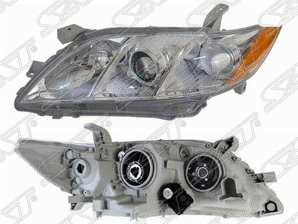 Фара SAT ST-212-11K9L Toyota Camry XV40 06-09, Camry UAE/USA 06-08 слева/ Галоген/ С электрокорректором