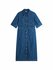 Платье TOMMY HILFIGER Belted button-down midi dress, размер 38 EU, blue