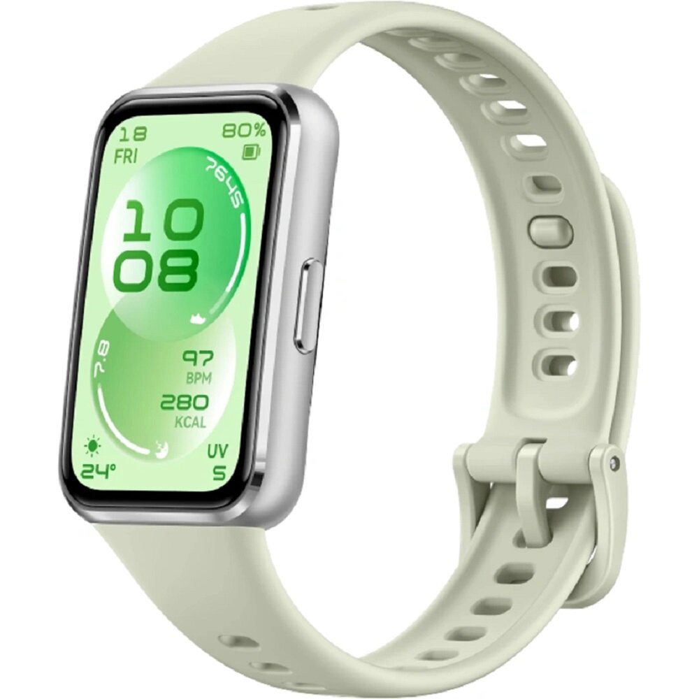 Фитнес-браслет HUAWEI BAND 11 металлический корпус, (55020GUY), зеленый