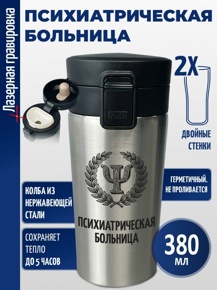 Термокружка "Психиатрическая больница"