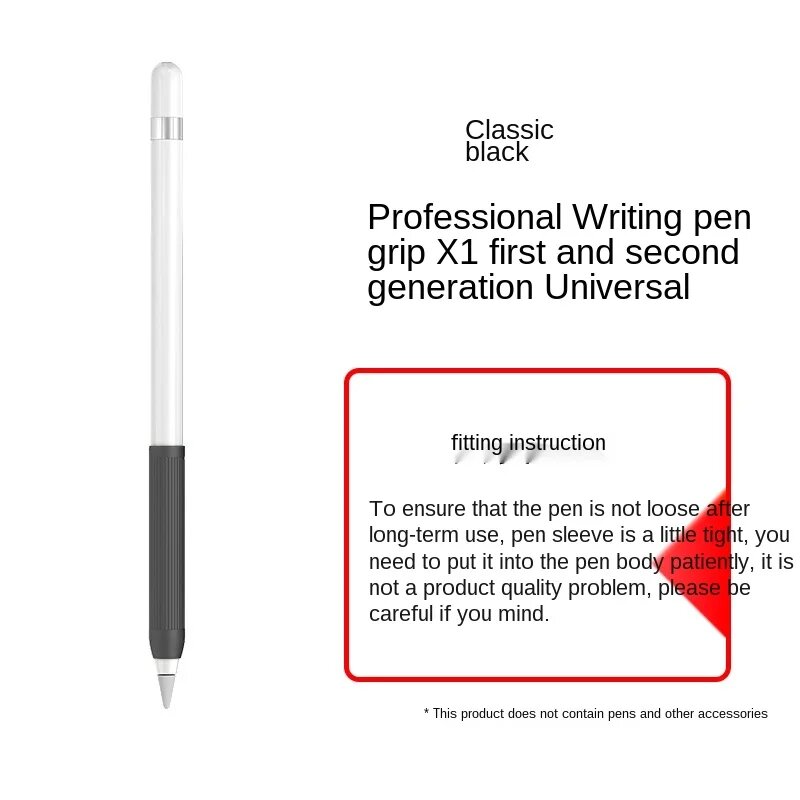 Чехол для Apple Pencil 1 2 Black, Черный