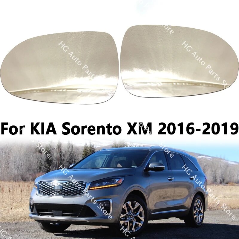 Зеркало боковое с подогревом Kia Sorento 2015-2018, левое, цвет: 1PC