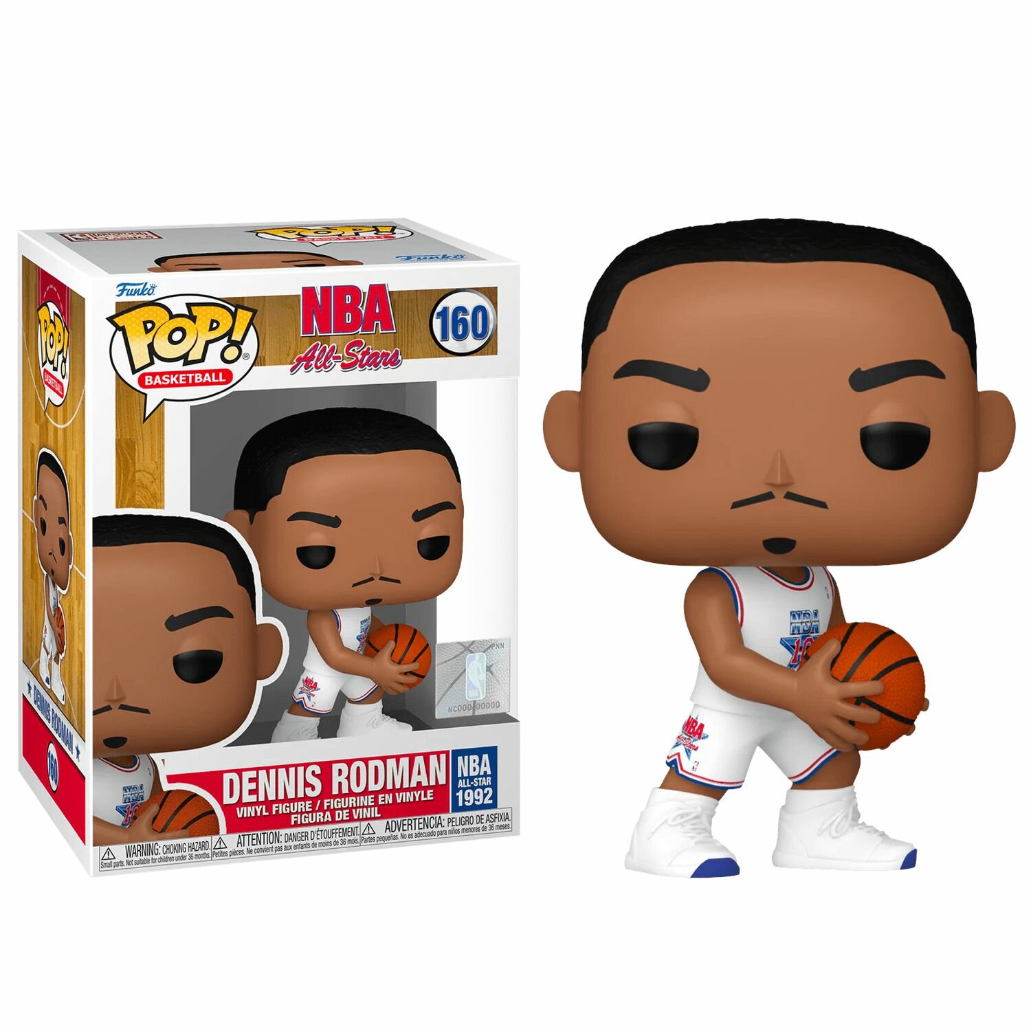 Фигурка Funko POP Dennis Rodman All-Star Uni 1992 из серии NBA Basketball / Деннис Родман из НБА Баскетбол Фанко ПОП