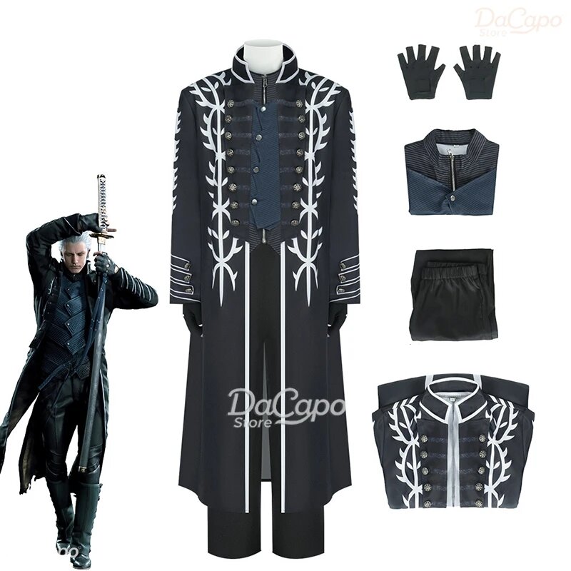 Косплей Вергил Devil May Cry, размер S, цвет Costume