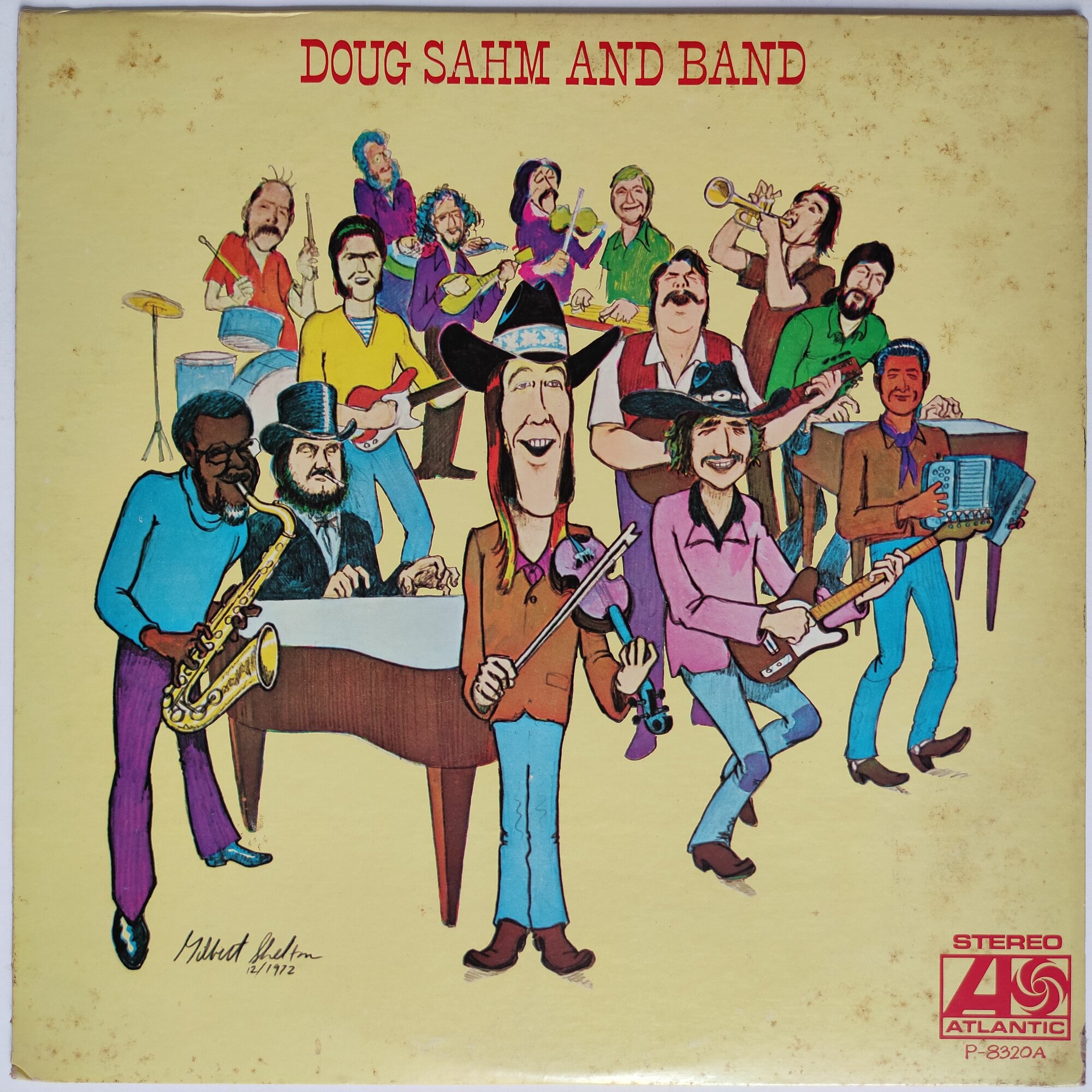 Пластинка Doug Sahm And Band - Doug Sahm And Band (Japan, 1973)