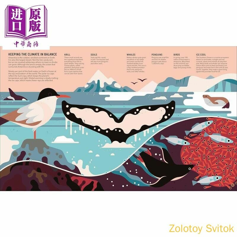Книга "DK Zoom Out Natural World", 2025 г, твердый переплет, для детей — фото 1