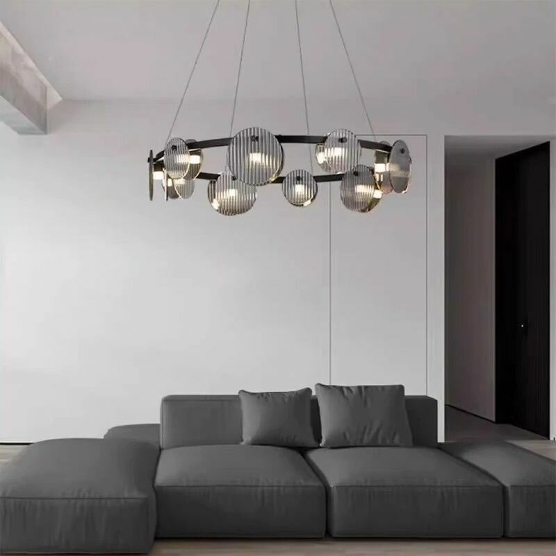 Artpad Современная люстра D80 см, LED, плавная регулировка яркости, для гостиной и столовой — фото 1