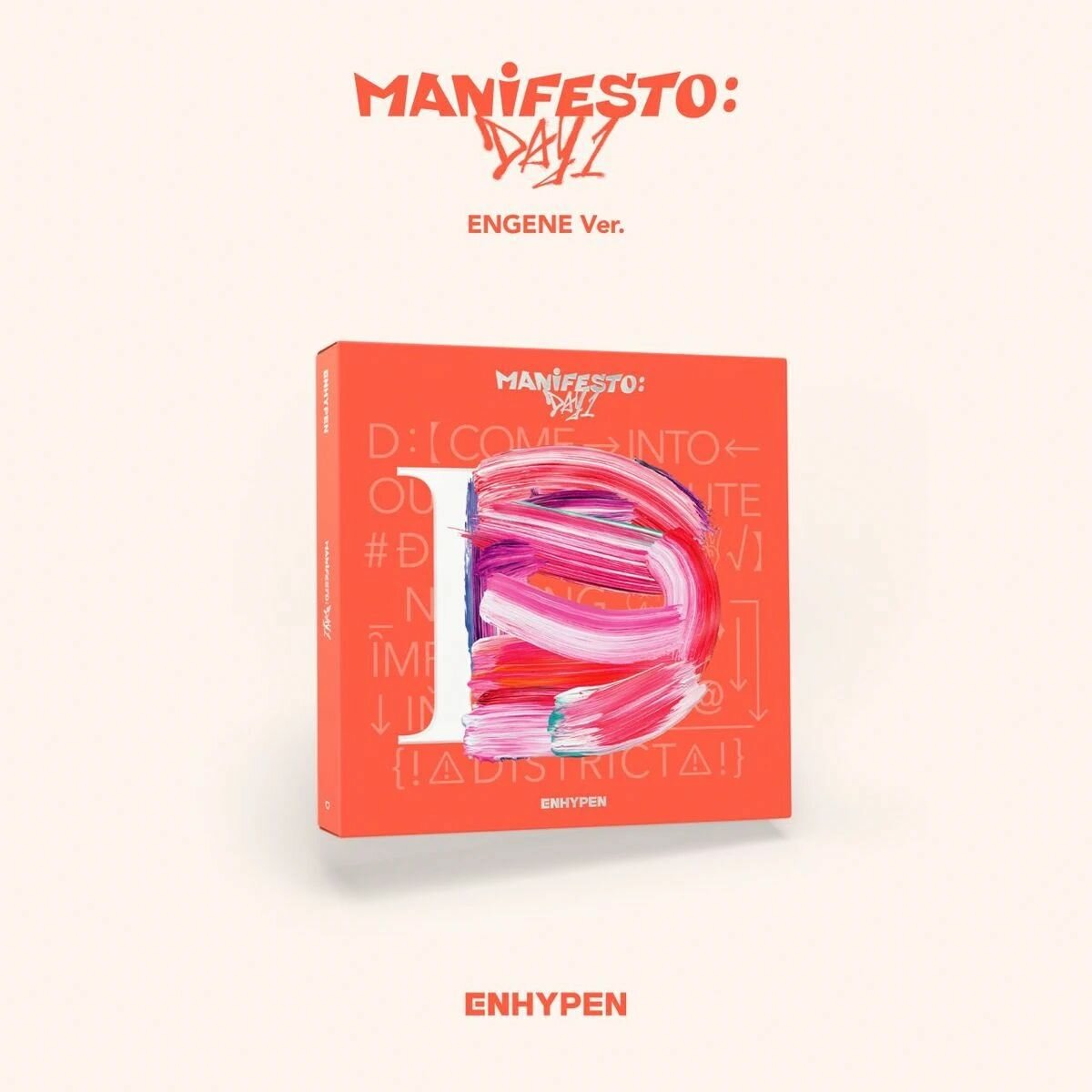 CD диск Enhypen - Manifesto: Day 1 (D: Engene Ver.) (CD) 2022, Fanbox