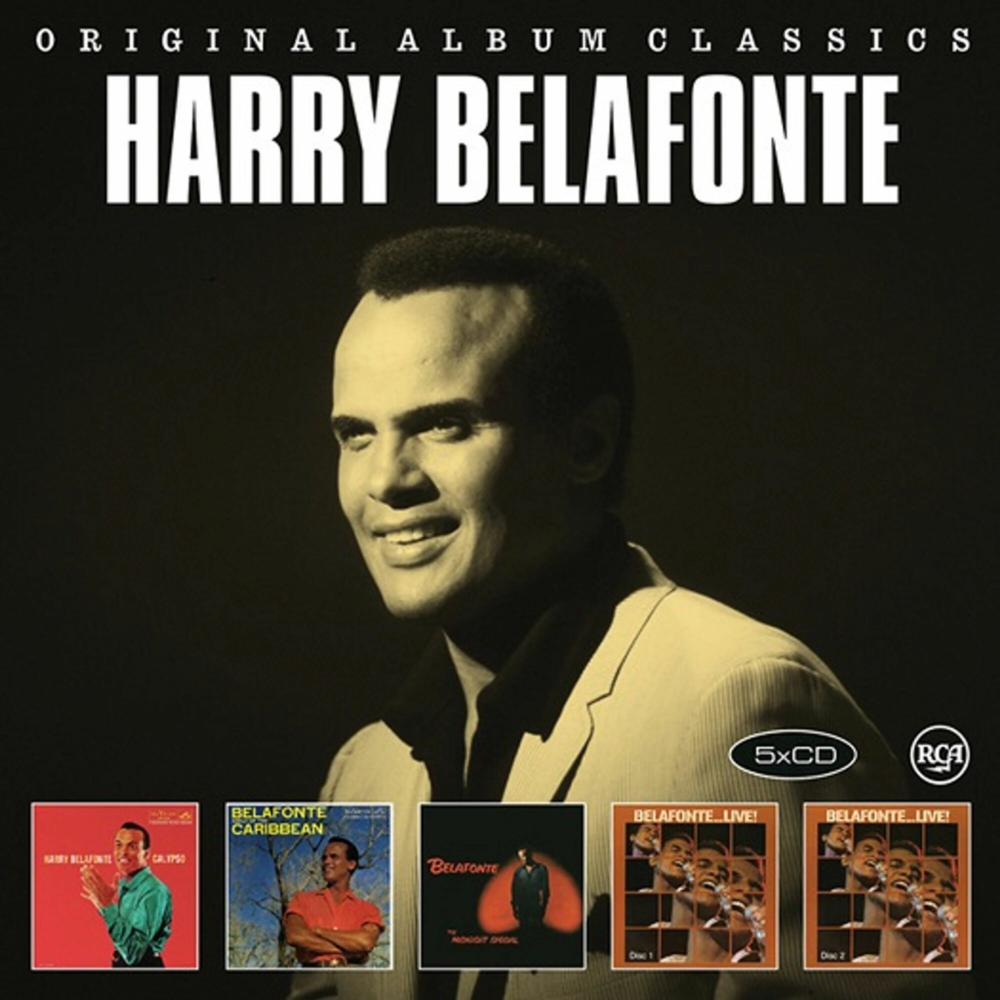 CD диск Harry Belafonte - Original Album Classics (5CD) 2017, Papersleeves In Case