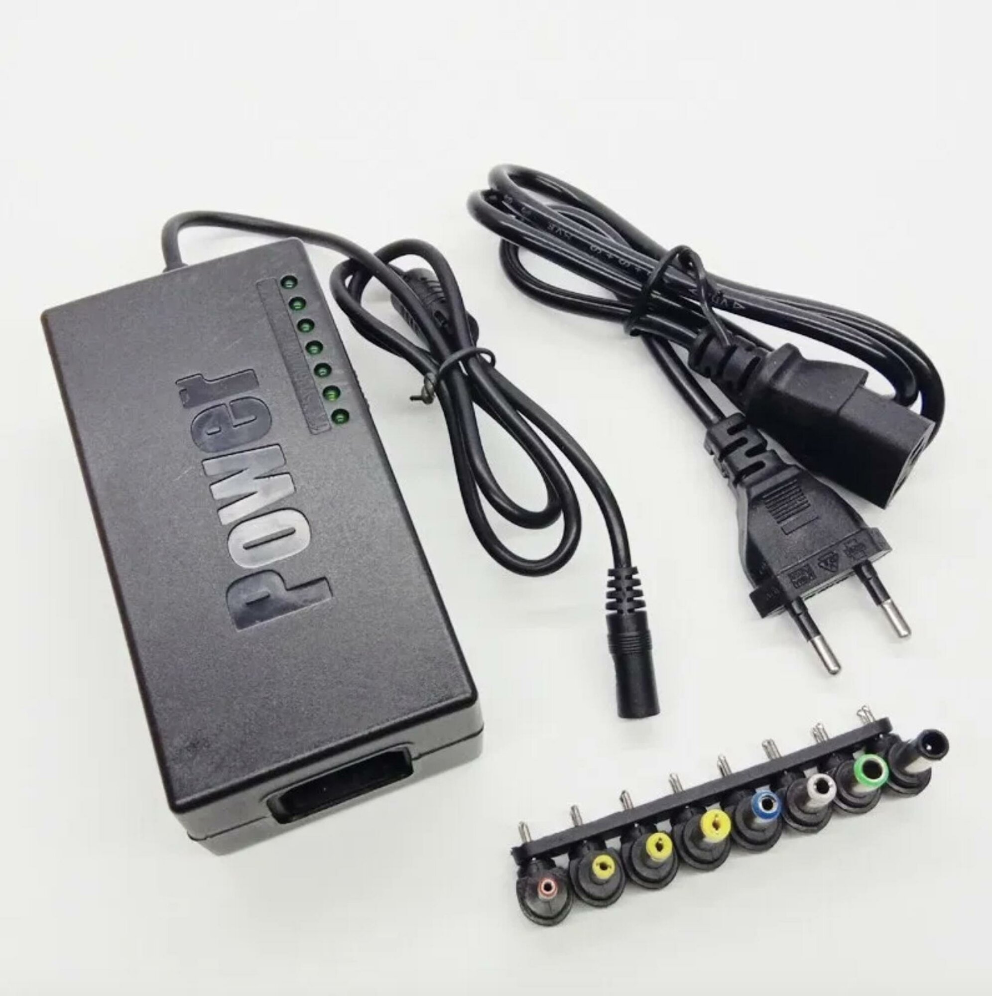 Блок питания для ноутбука SHH-96W (13 разъемов, 96W, 4.5A MAX, 12-24V) зарядный адаптер для Acer, Asus, Lenovo и др.