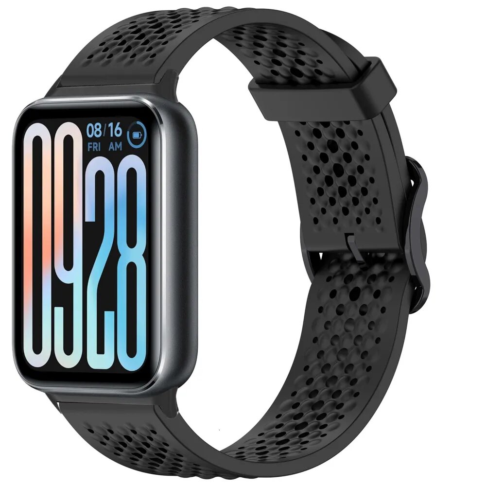 Дышащий силиконовый ремешок для Xiaomi Smart Band 9 Pro / Redmi Watch 4