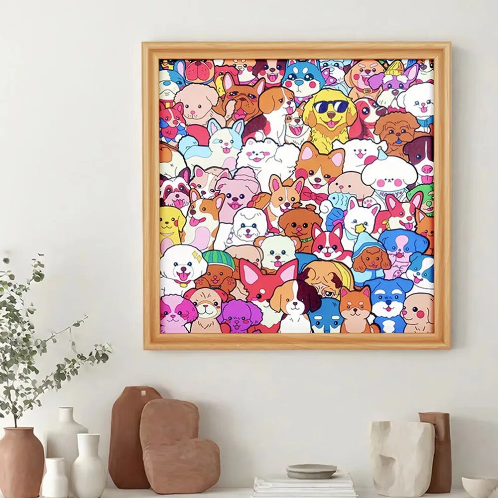 Деревянная головоломка, 30 см x 30 см, 1 шт