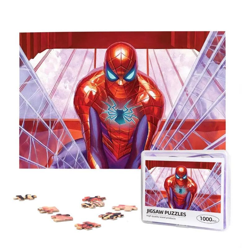 Spider-Man Деревянный пазл Марвел Деревянные пазлы Человек-паук Marvel