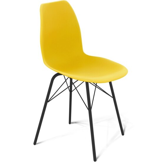 Sheffilton Стул SHT-ST29/S64 желтый ral 1021/черный муар
