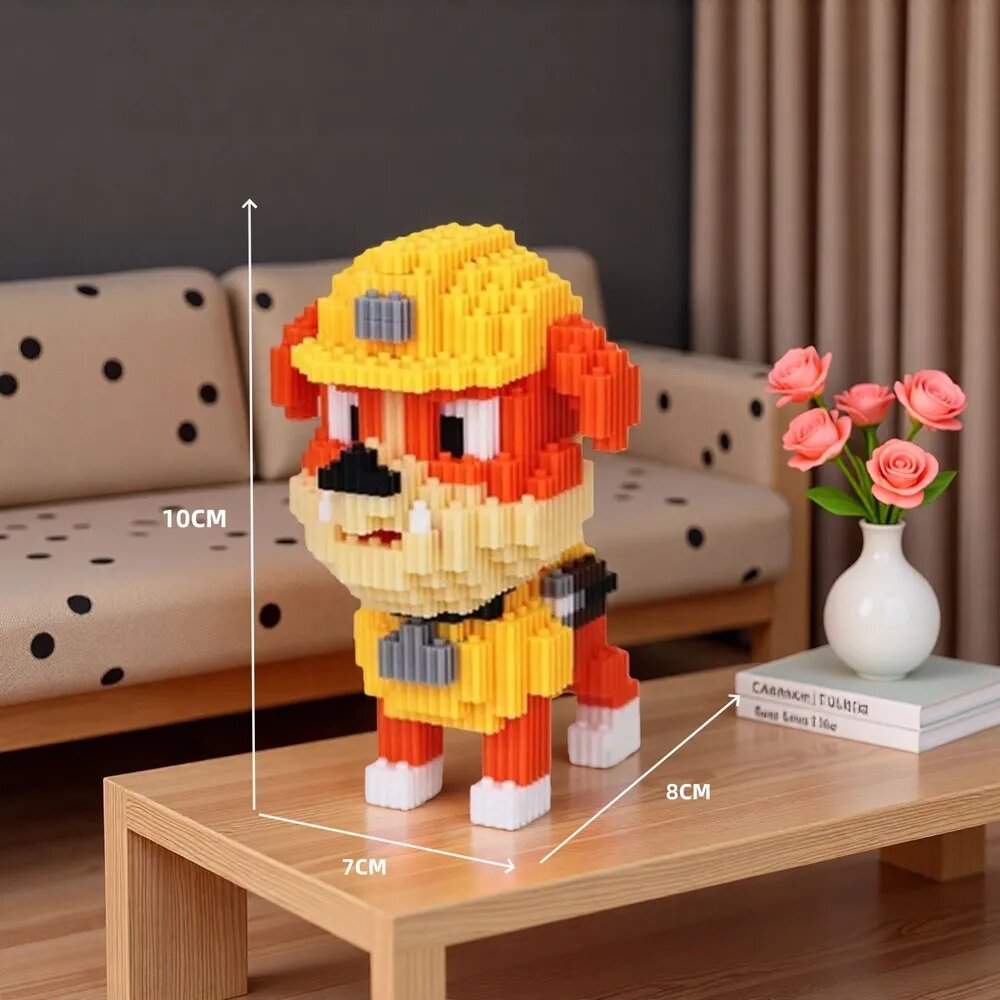 Конструктор 3D Техник набор "Paw Patrol" 650+ детали, большой подарок для мальчиков и девочек