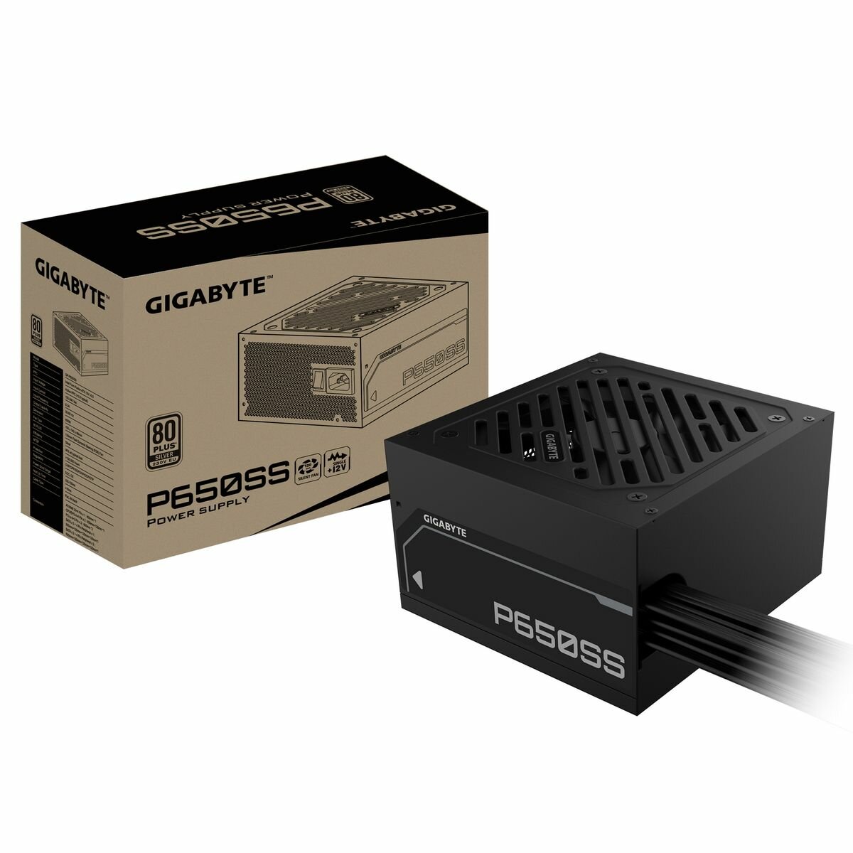 Блок питания Gigabyte P650SS (GP-P650SS) черный, НЕ модульный