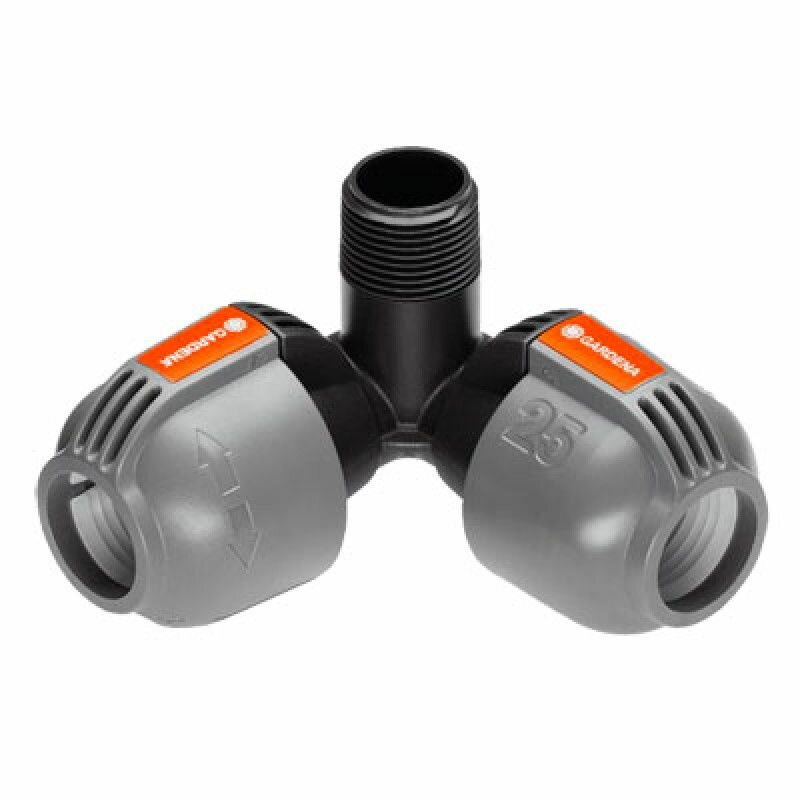 Соединитель L-образный 25 мм x 3/4" - наружная резьба GARDENA