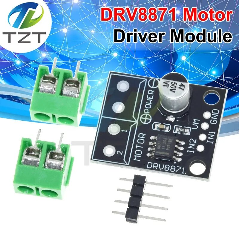 DRV8871 плата драйвера для щеточных двигателей TZT teng 1PCS