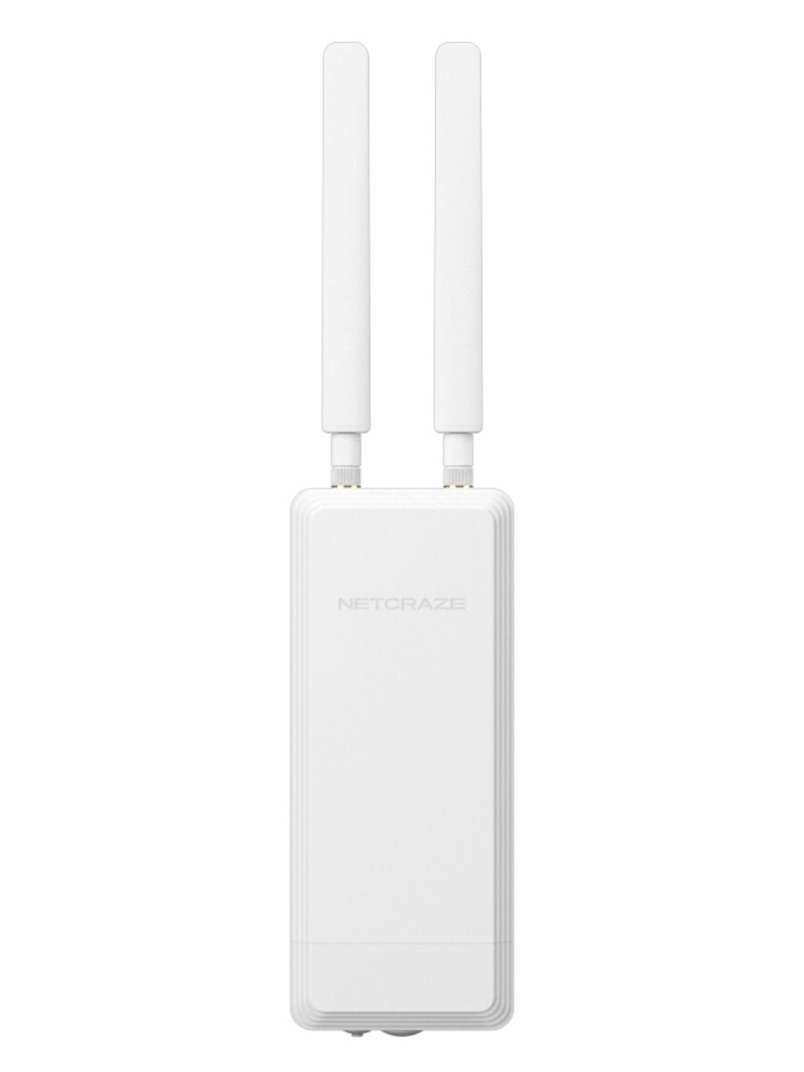 Wi-Fi точка доступа Netcraze Stellar 6 NAP-650, уличная двухдиапазонная, Mesh, белый