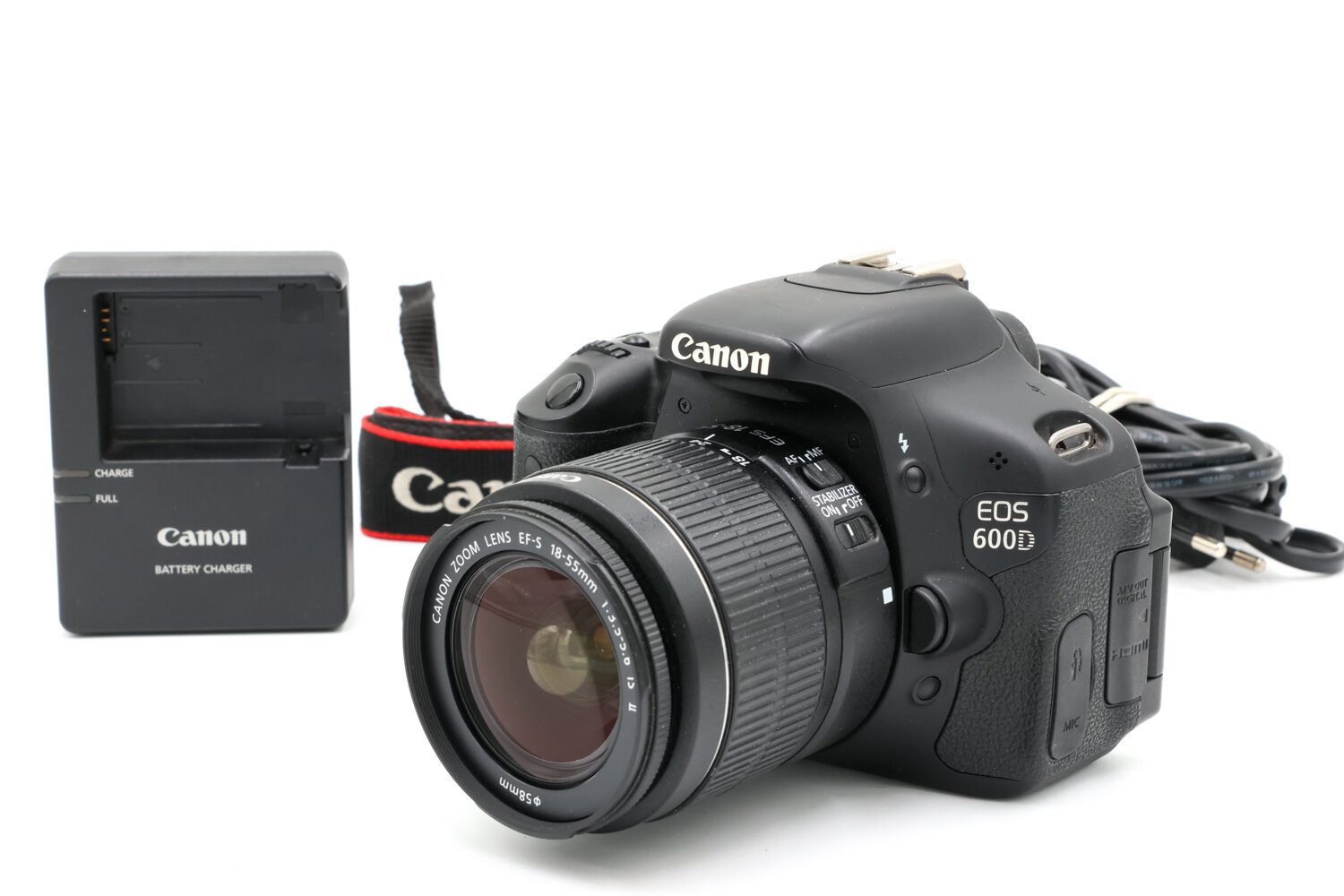 Зеркальный фотоаппарат Canon EOS 600D Kit 18-55mm IS II