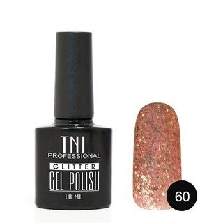 TNL Professional Гель-лак - Glitter № 60 - Розовато-лиловый (10 мл)