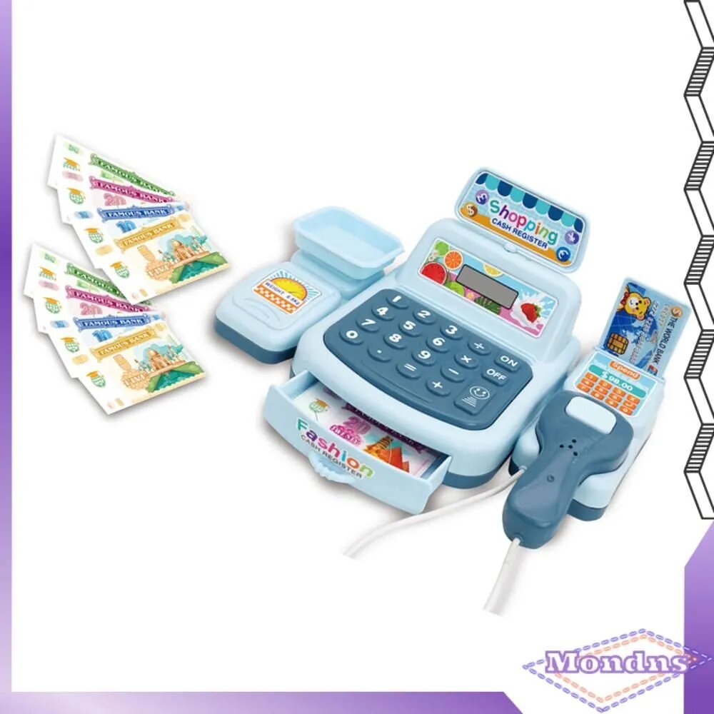 Кассовый аппарат с сканером, обучающий, для детей 3-8 лет
