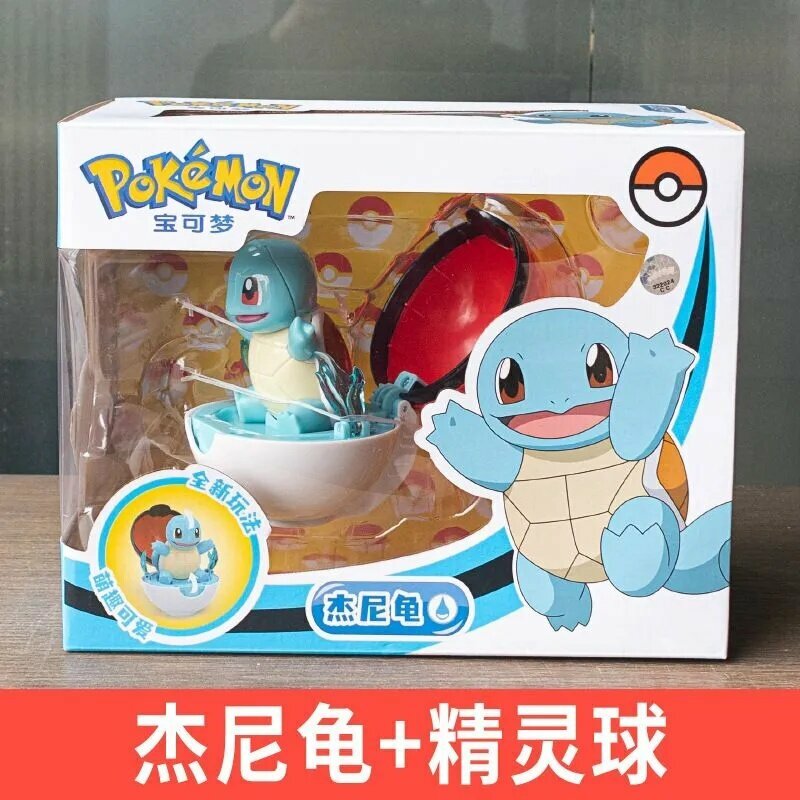 Покемон - Pokemon трансформер в покеболе фигурка Пикачу Бластуаз