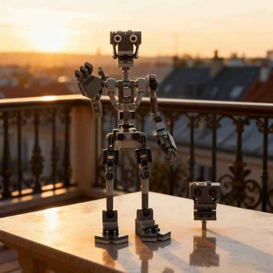 MOC FNaF 1 Эндоскелет Конструктор 184 деталей