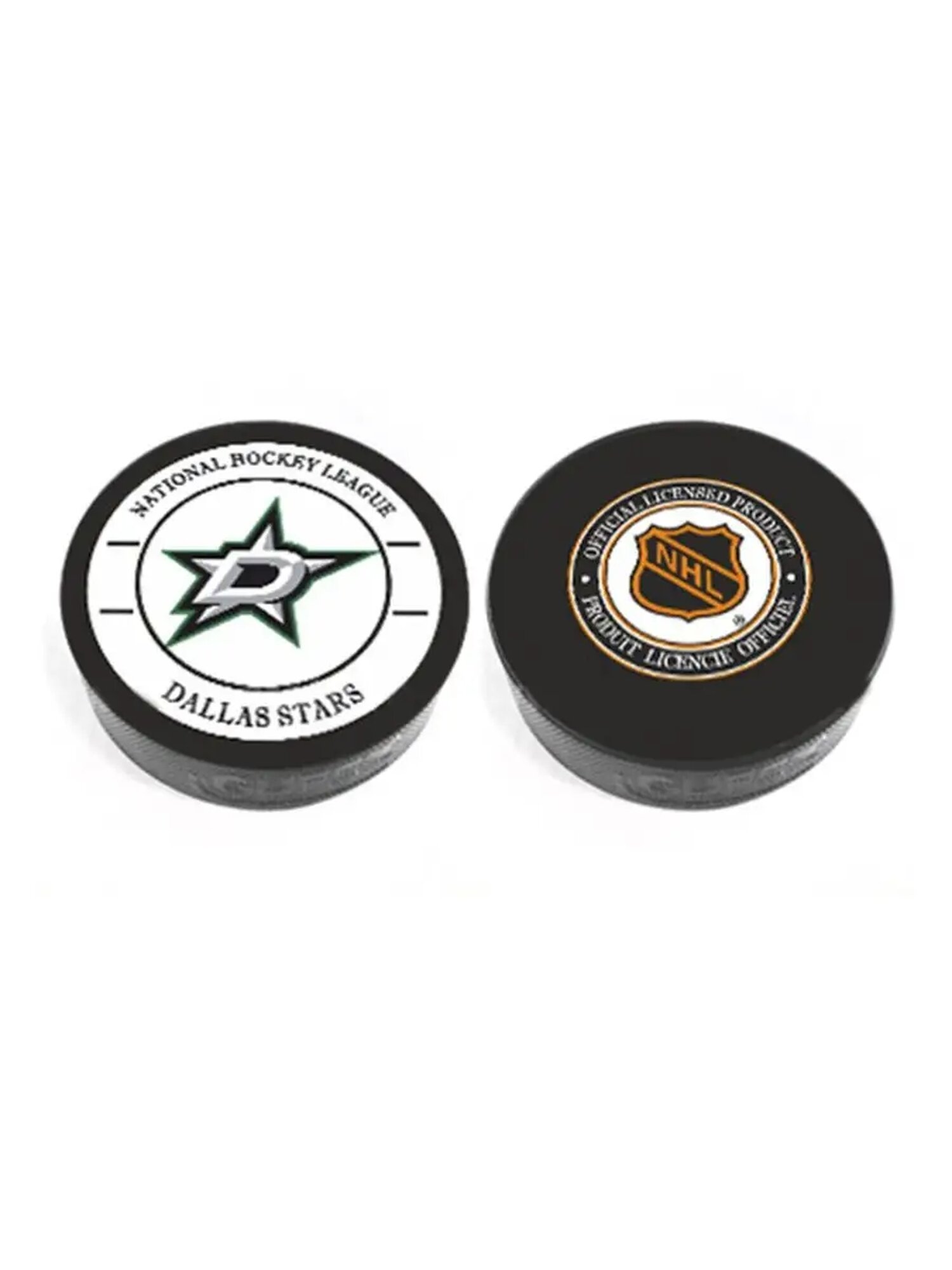 Шайба Sportfanat Dallas Stars, резина, диаметр 76 мм, цвет черный