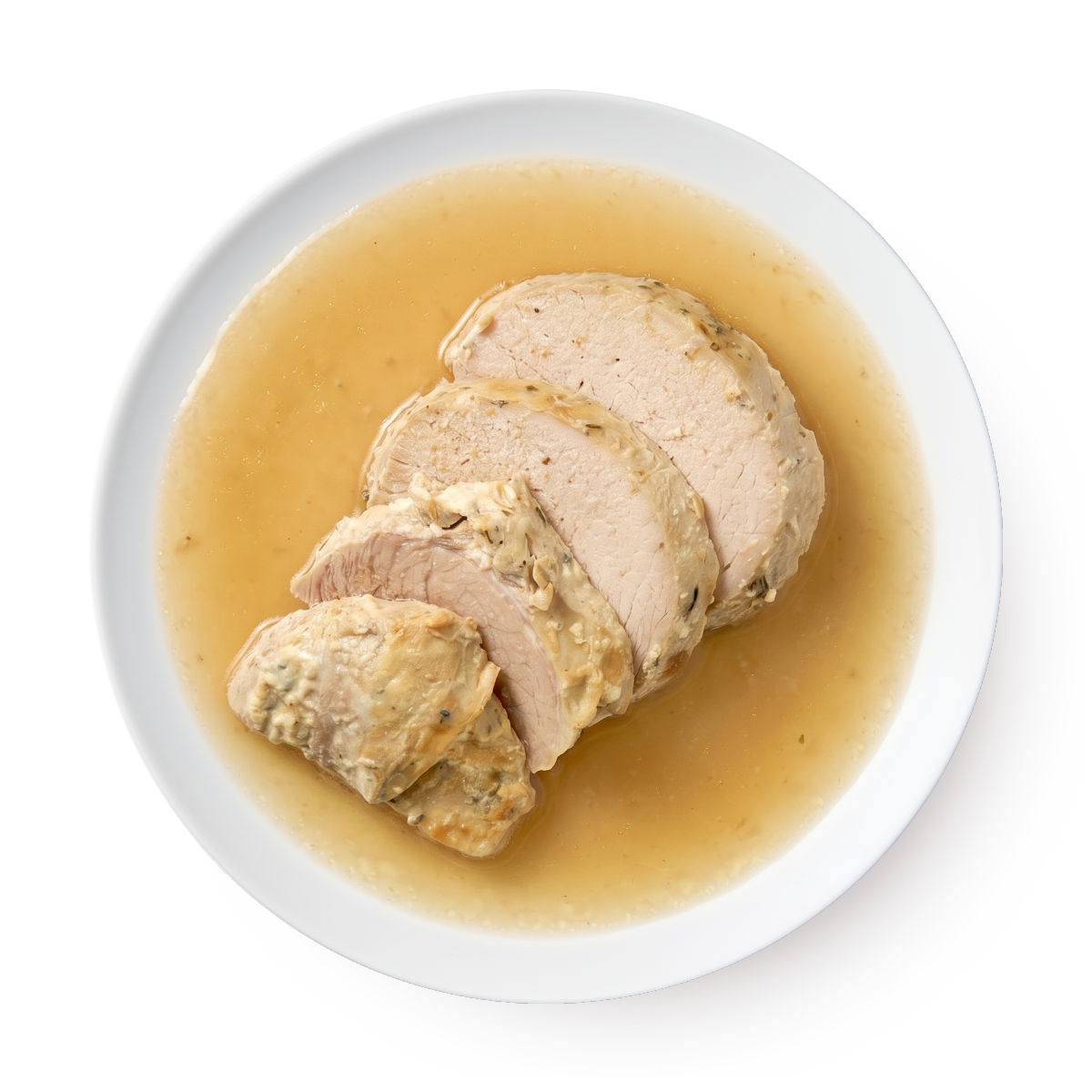 Буженина Мирлис, в пряной корочке, в мясном бульоне, 195 г, 1 упаковка