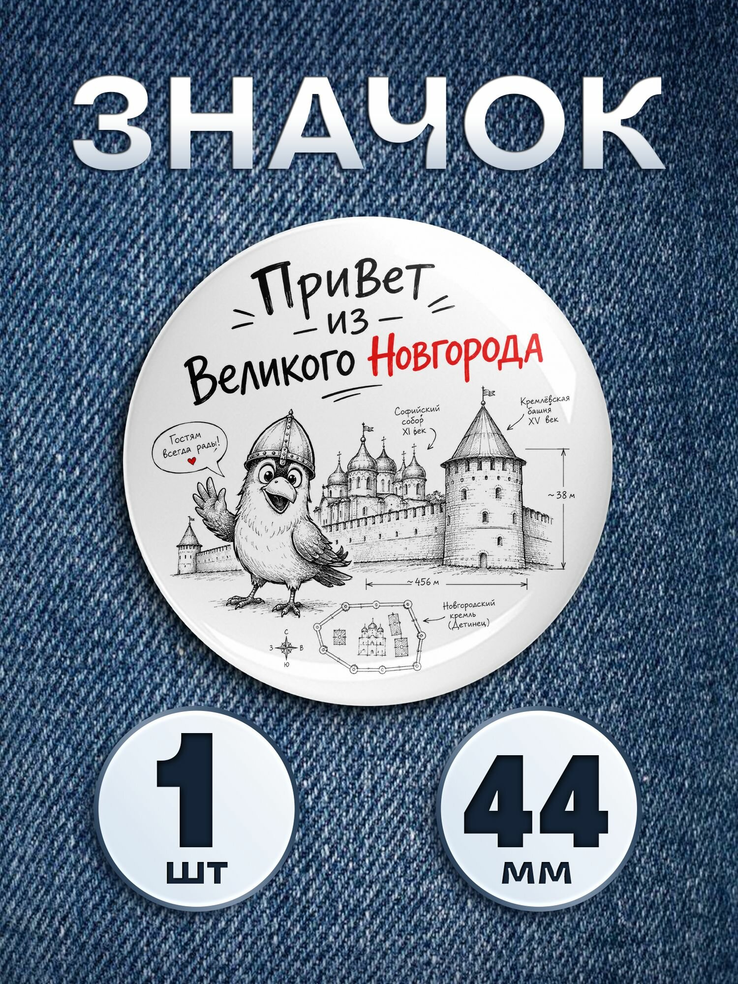 Набор значков