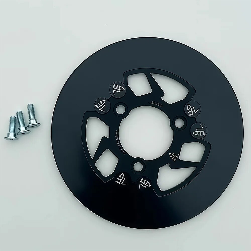 Мото тормозной диск 220 мм, 70 шагов, black