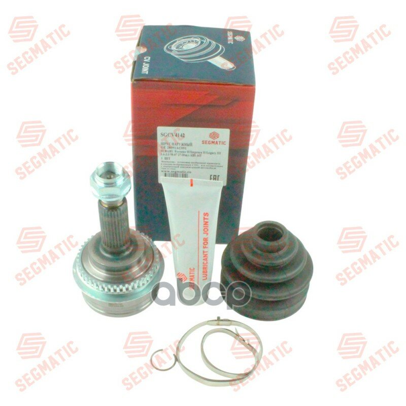 ШРУС наружный (ABS, 44T) 27/30шл. SUBARU Forester II, Impreza II, Legacy III 1.6-3.0D 98-07 SEGMATIC арт. SGCV4142