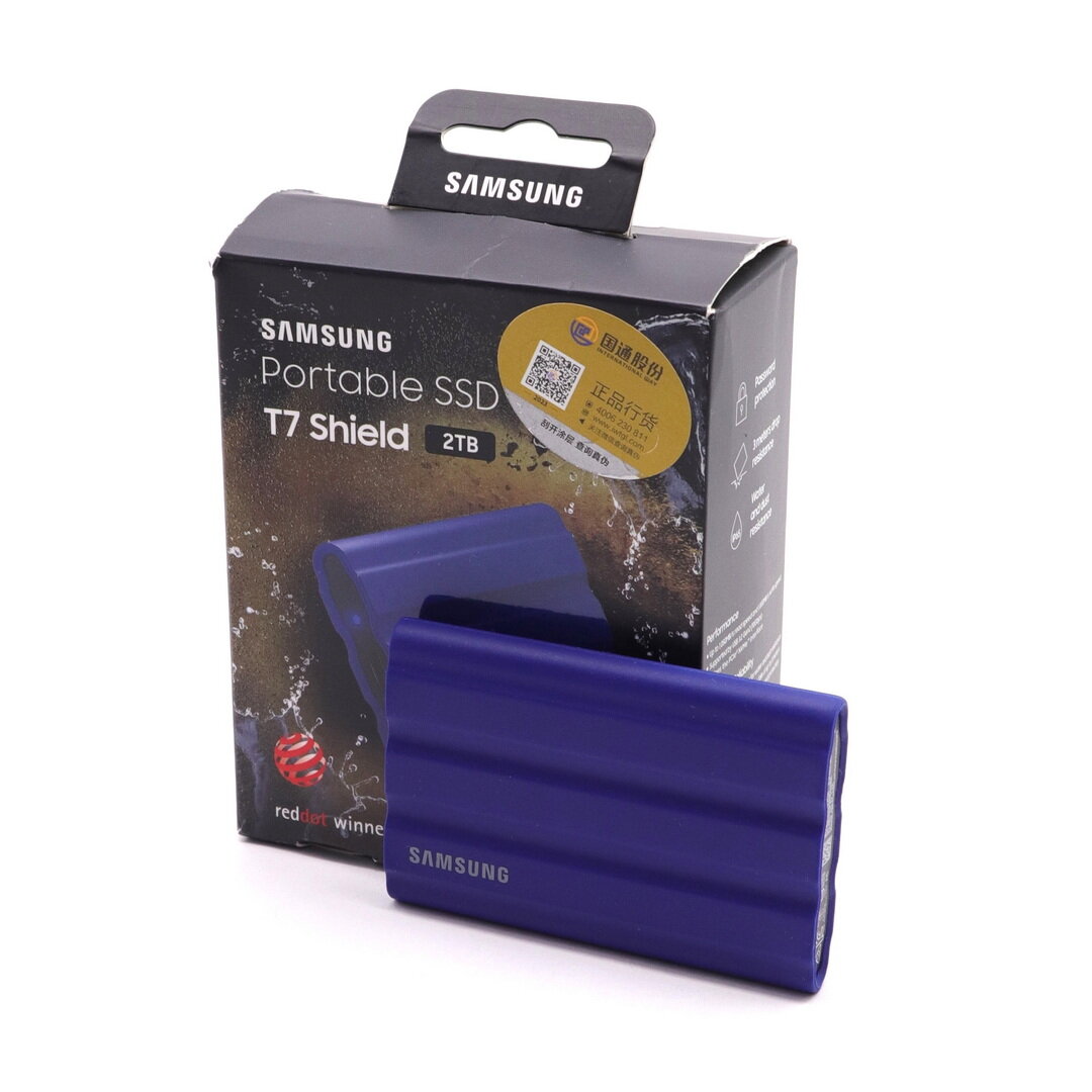 Внешний SSD диск Samsung T7 Shield 2Tb в упаковке
