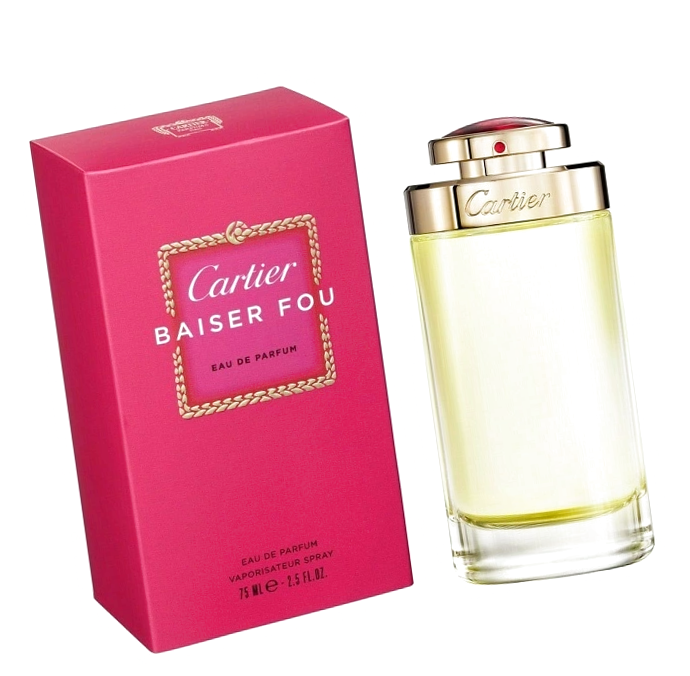 Женская парфюмерная вода Cartier Baiser Fou 75 мл / Картье Байсер Фо