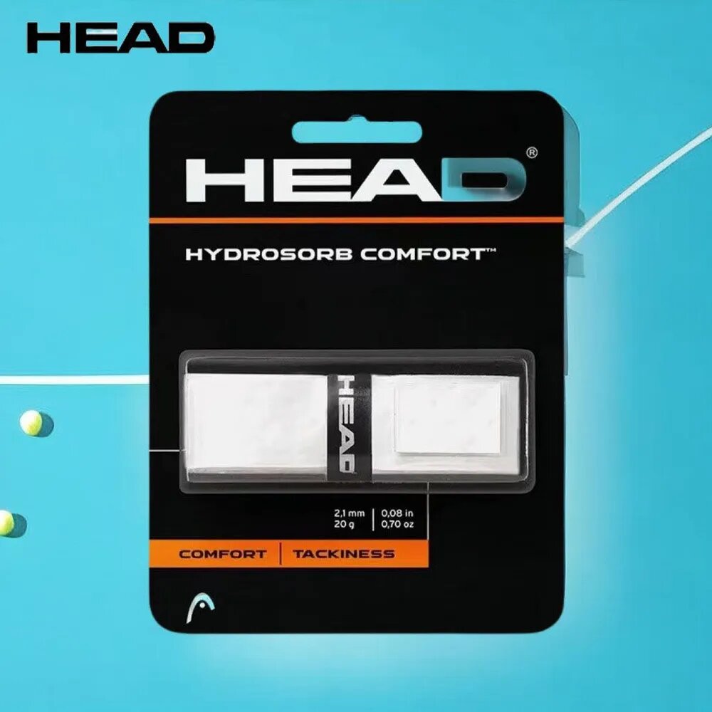 HEAD HydroSorb Comfort - Базовая намотка для теннисной ракетки, белая