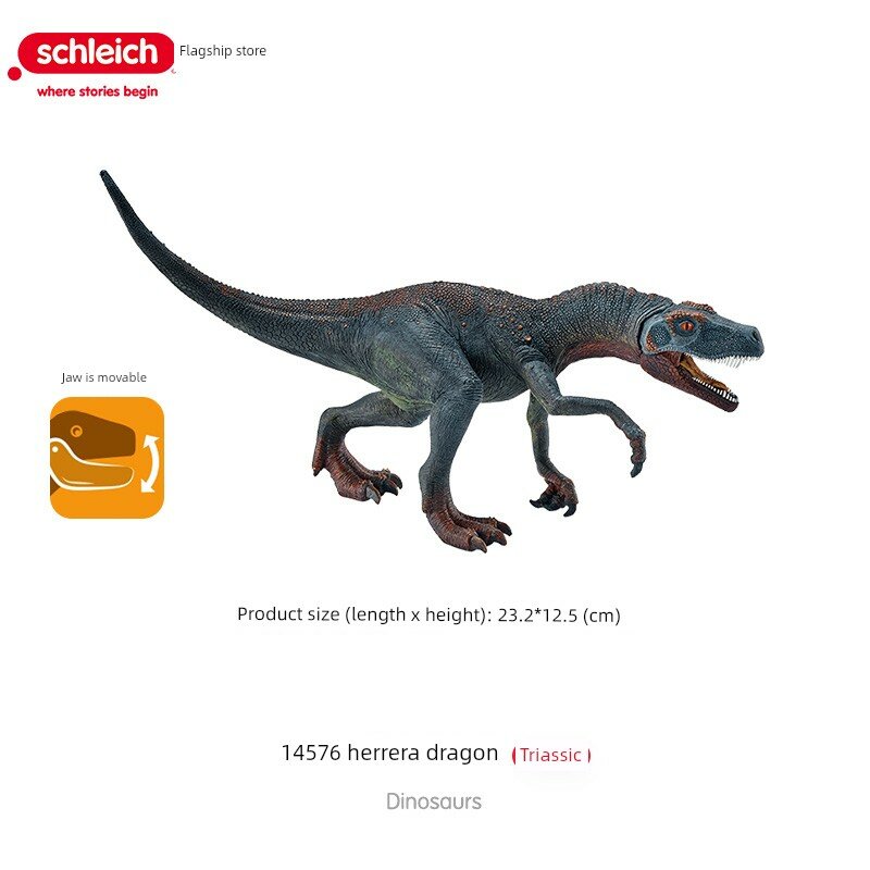 Schleich Herrerasaurus Динозавр Игрушечная Фигурка Реалистичная Твердая Модель для Мальчиков, 13см