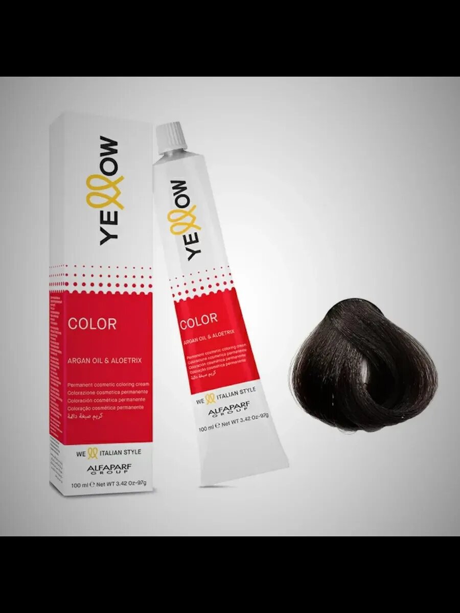 YELLOW PROFESSIONAL Ye Color Permanent Coloring Cream 100 мл