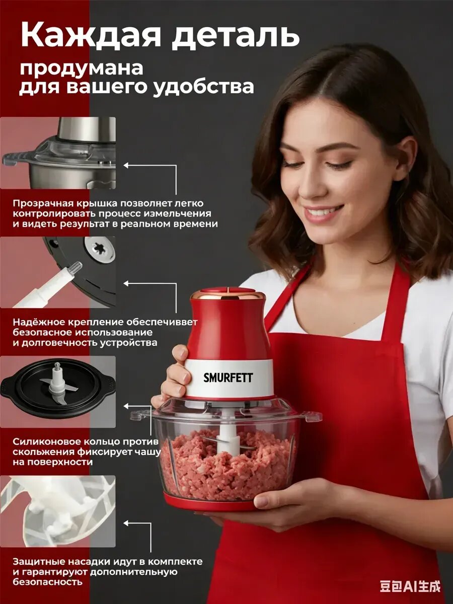 Измельчитель электрический кухонный мощный