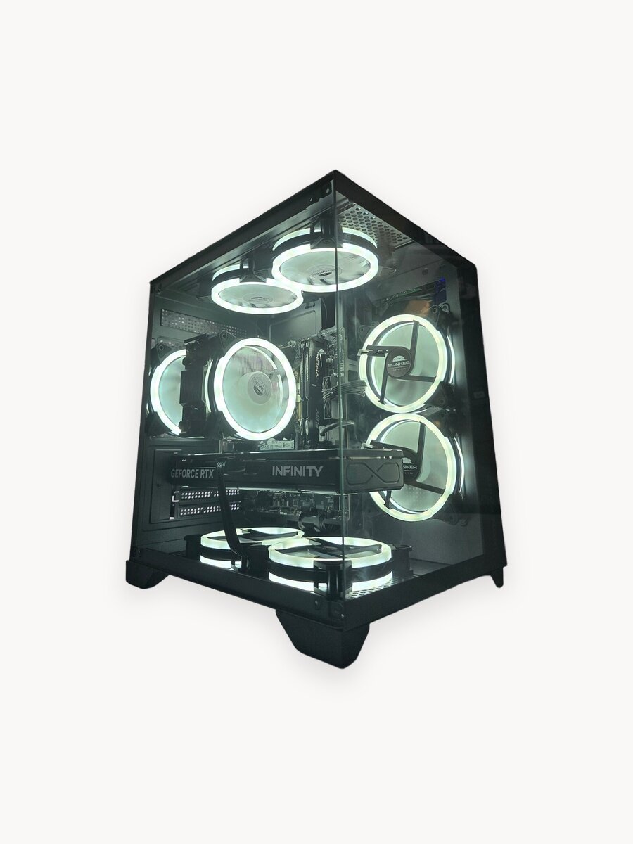 Мощный игровой ПК RTX 5060ti 16gb i5 14400f 32gb 1tb ssd m2 Bunker Comp