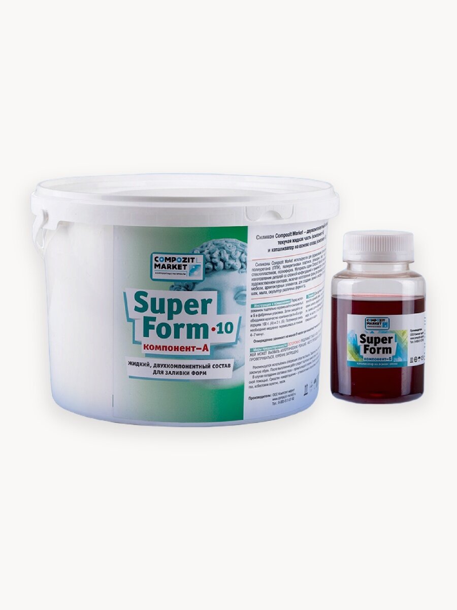 Силикон для форм Super Form 10 (5,125 кг) на оловянном катализаторе
