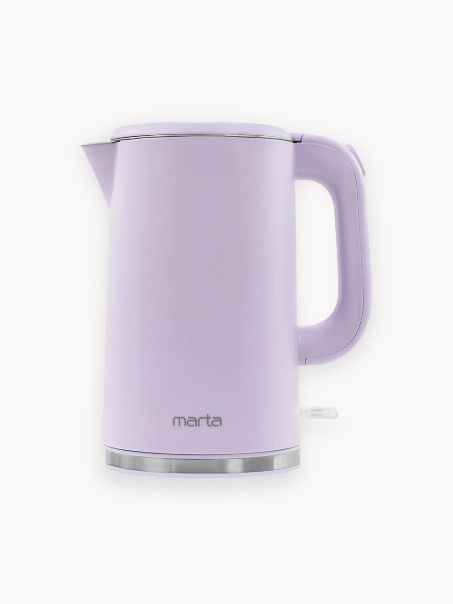 Электрический чайник MARTA MT-4556 лиловый аметист металлический 1.7л