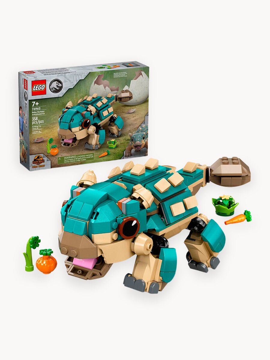 Конструктор LEGO Jurassic World 76962 Конструктор Малыш Бампи: анкилозавр