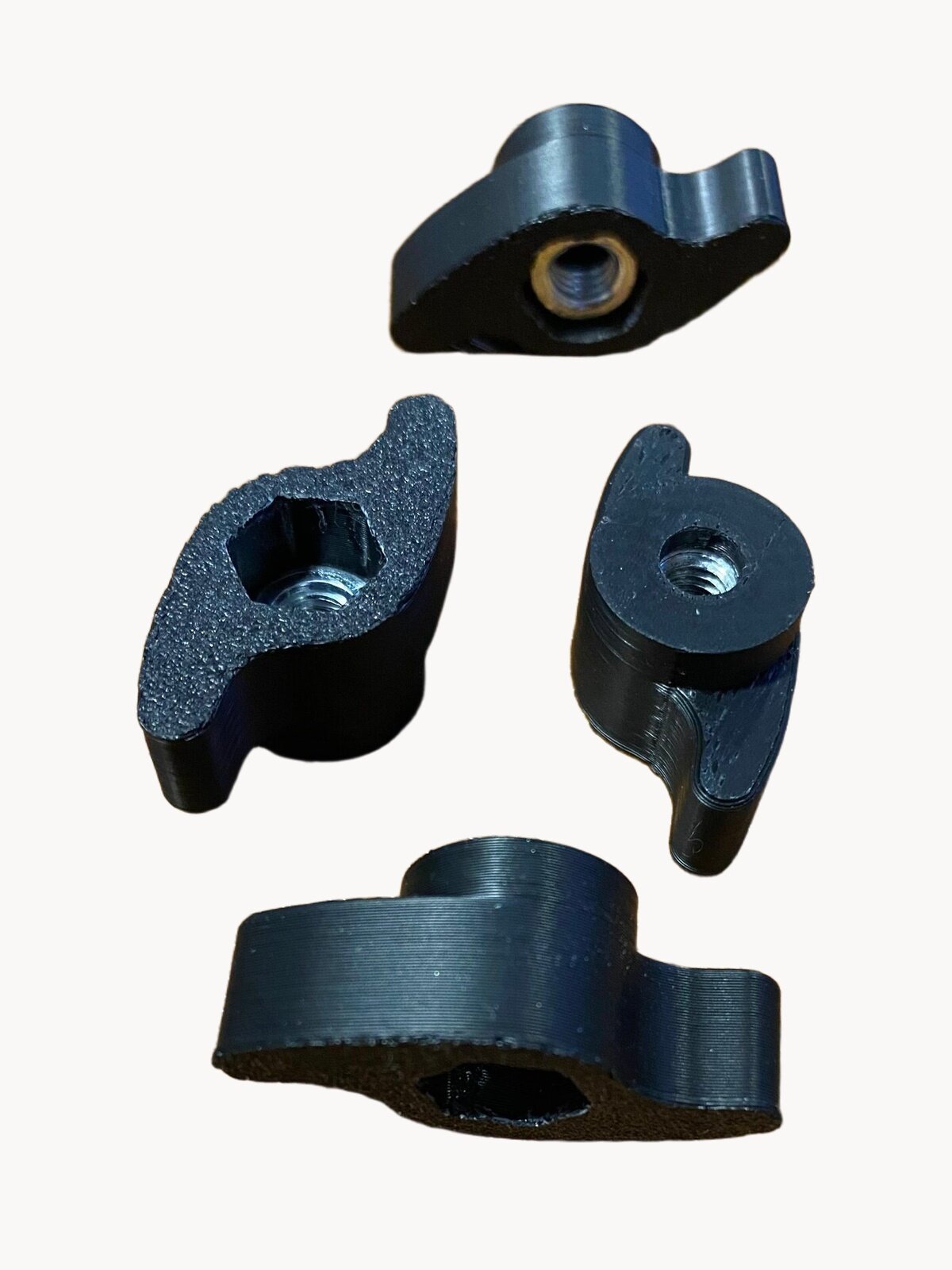 Гайка-барашек М6 с пластиковой рукояткой